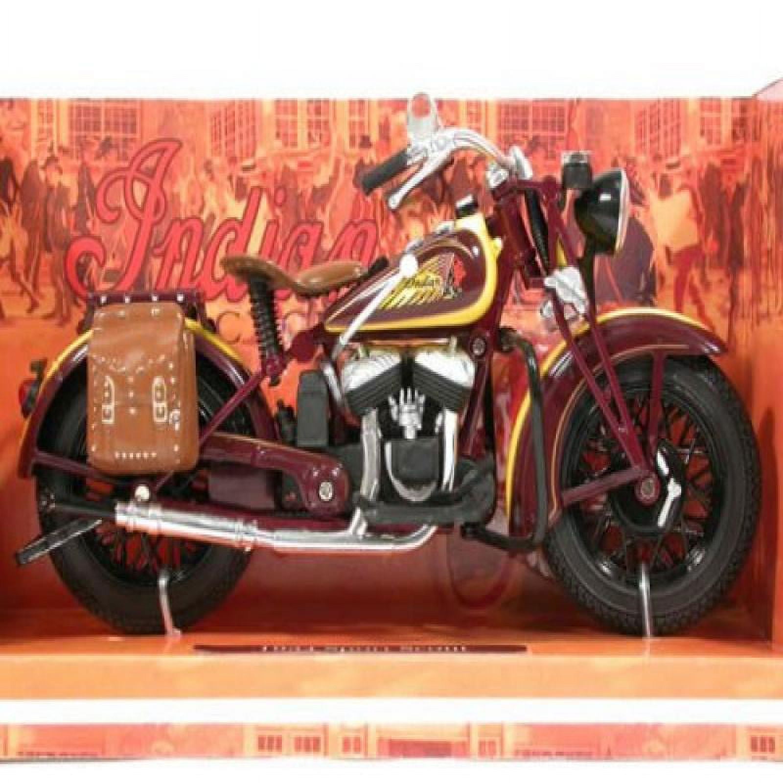 Indian 1934 Sport Scout Motorcycle Die Cast Scale Model by NewRay ...