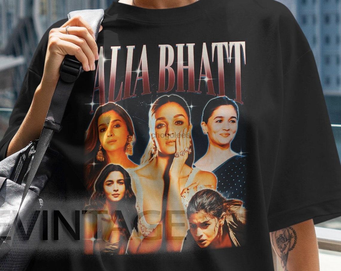 Indian Actress ALIA BHATT Vintage Shirt Alia Bhatt Homage Actor Alia ...