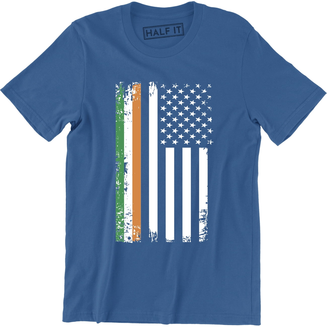 Indian American Flag India USA Pride Patriotic Men's T-Shirt - Walmart ...
