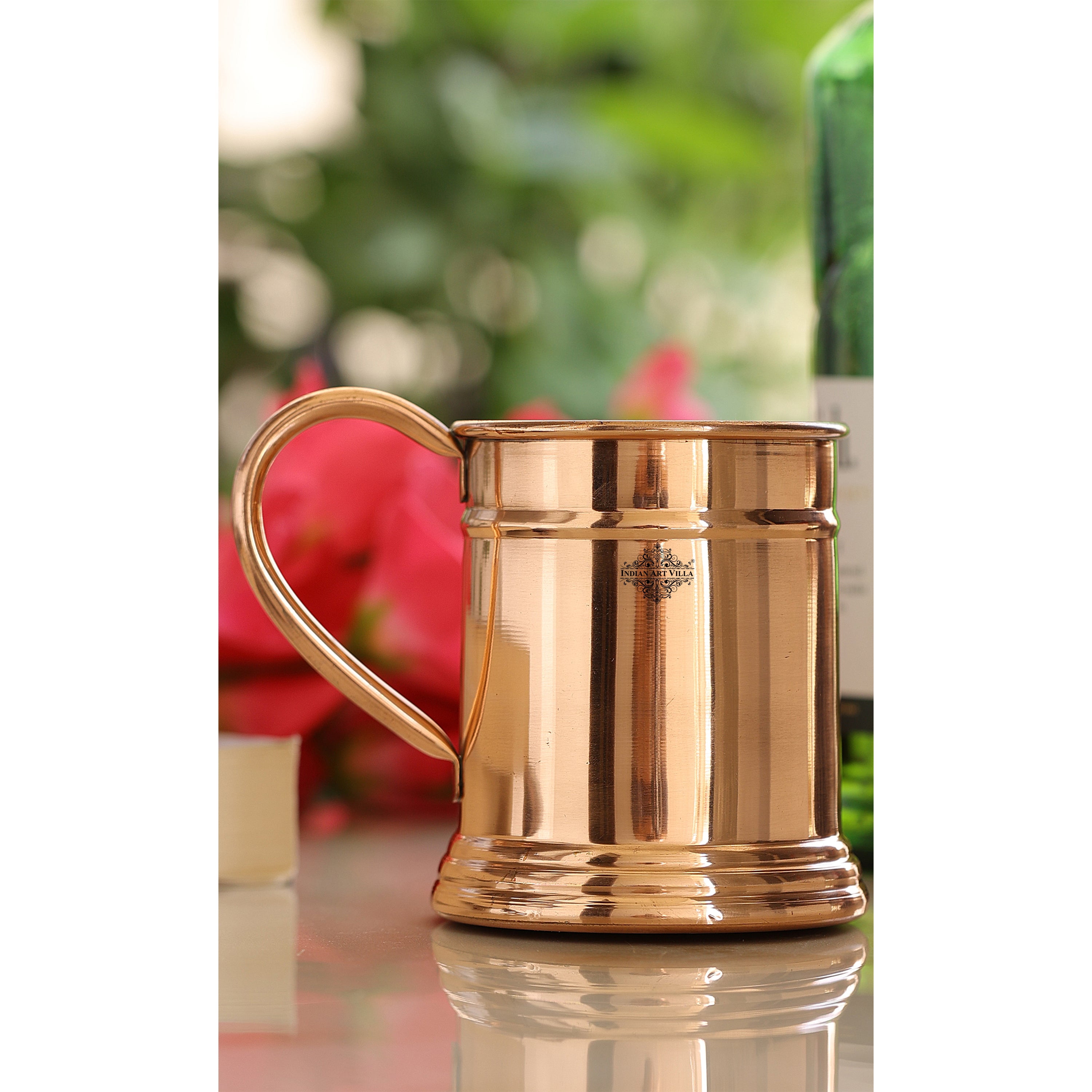 Indian Art Villa Copper Moscow Mules Mug - 20.29 oz, Mirror Line ...