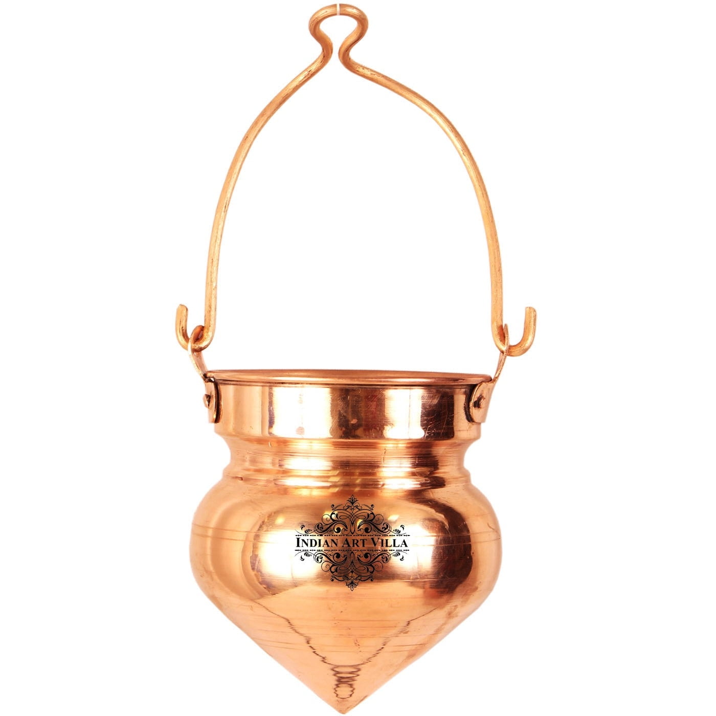Indian Art Villa Copper Plain Shiv Jal Dhara - 58 oz Traditional ...