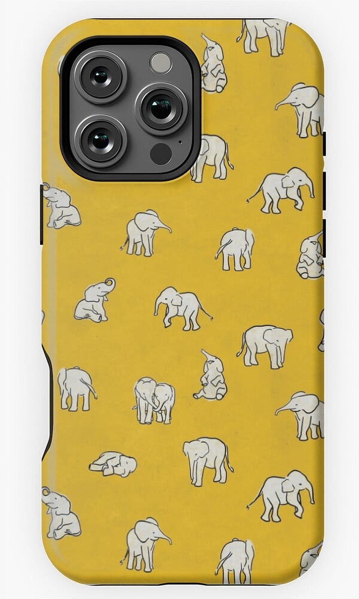 Indian Baby Elephants Cute Pattern Phone Case Compatible with iPhone 11 ...