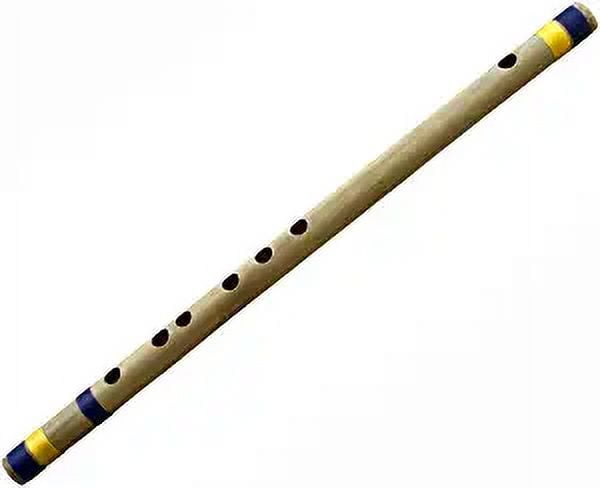 Indian Bamboo Transverse Flutes Musical Instruments (D Tune) Woodwind ...