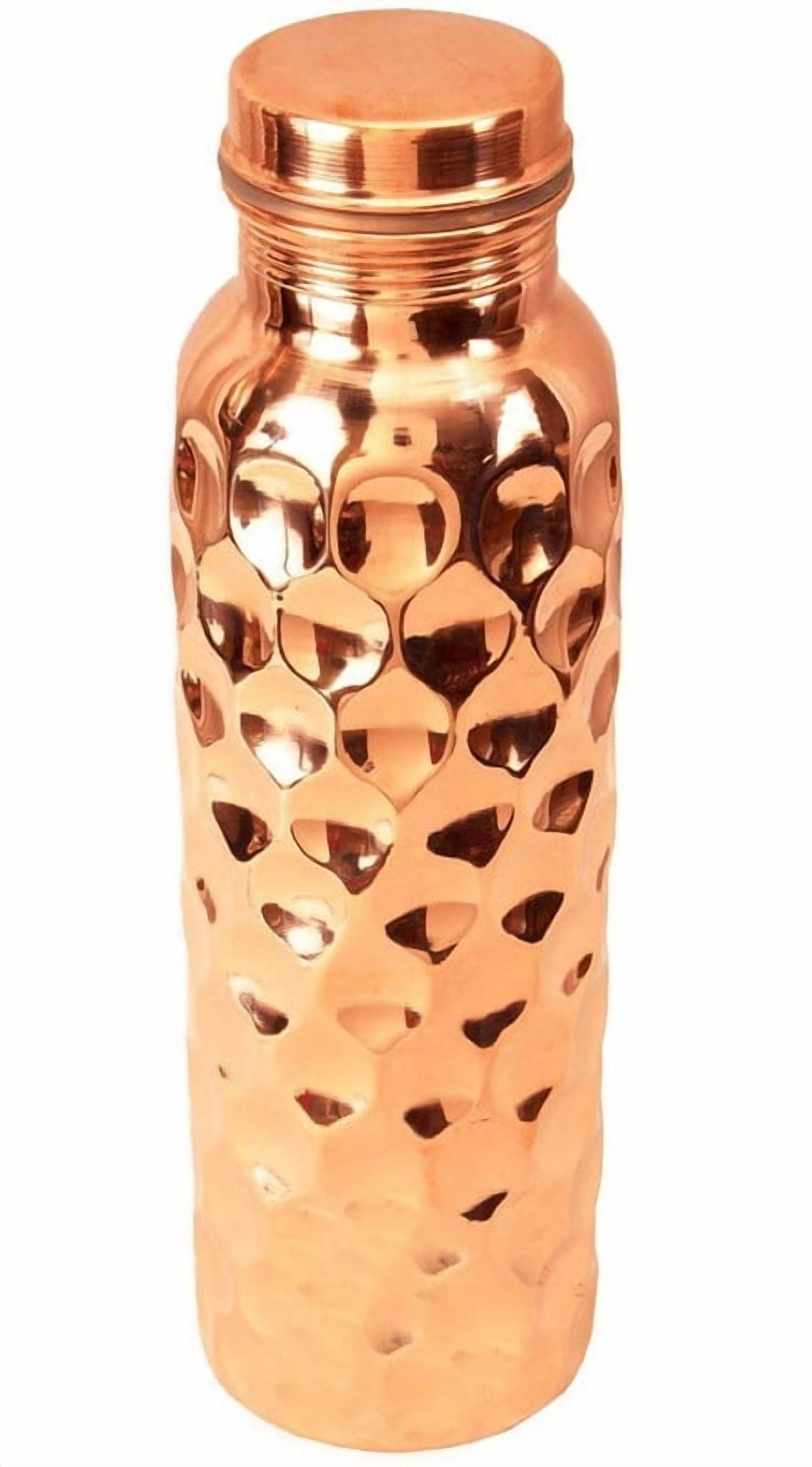 Indian Crafts Copper Water Bottle Leakproof Ayurvedic Copper Vessel ...