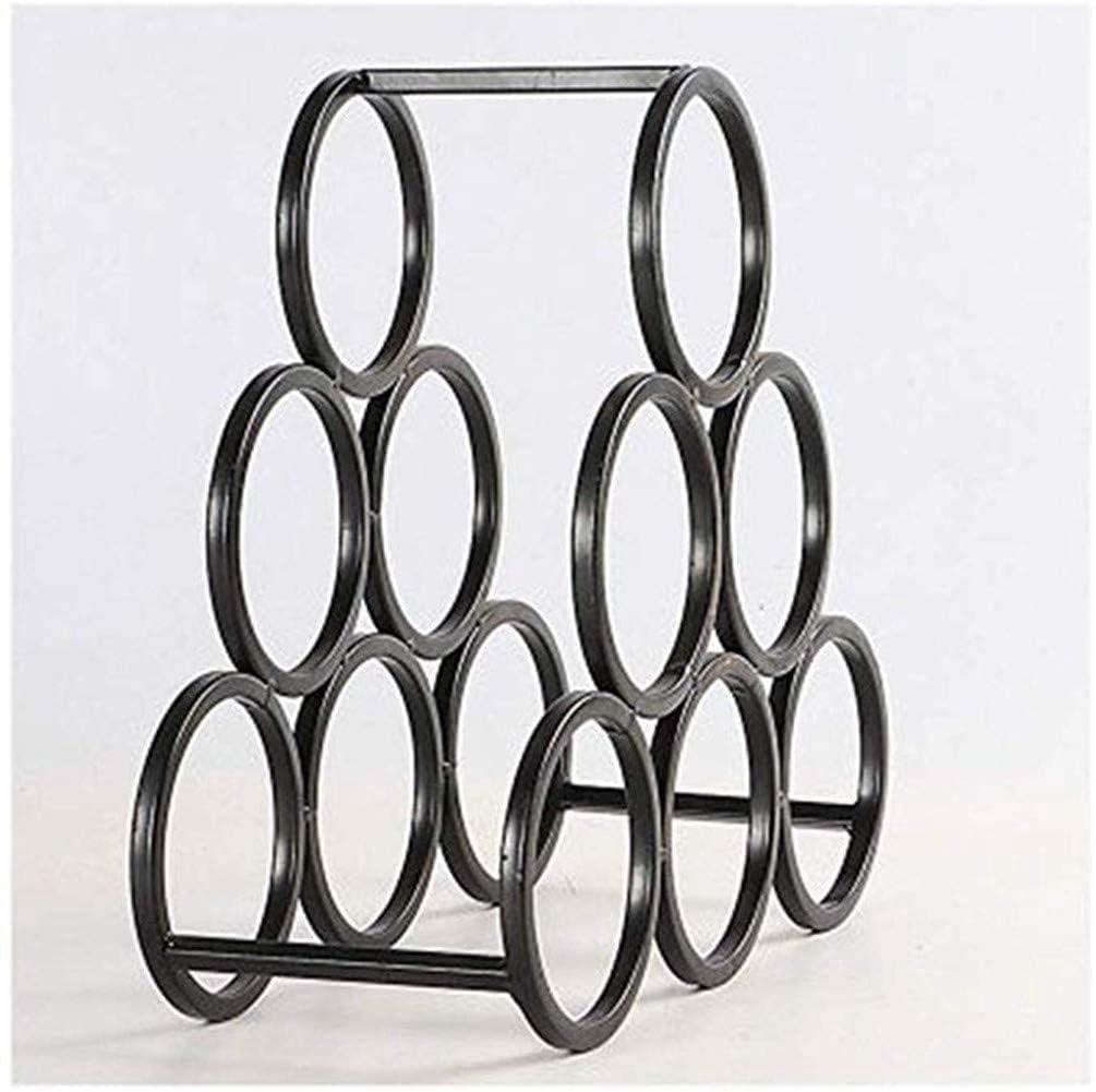 Indian Decor 21041 Wine Rack Square Tube 6 Circle Wine Rack Honeycomb ...