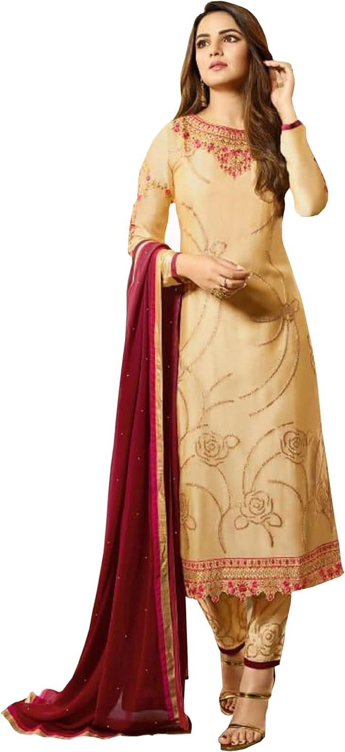 Indian Designer Shalwar Kameez Suits Pakistani Reception Wear Trouser ...