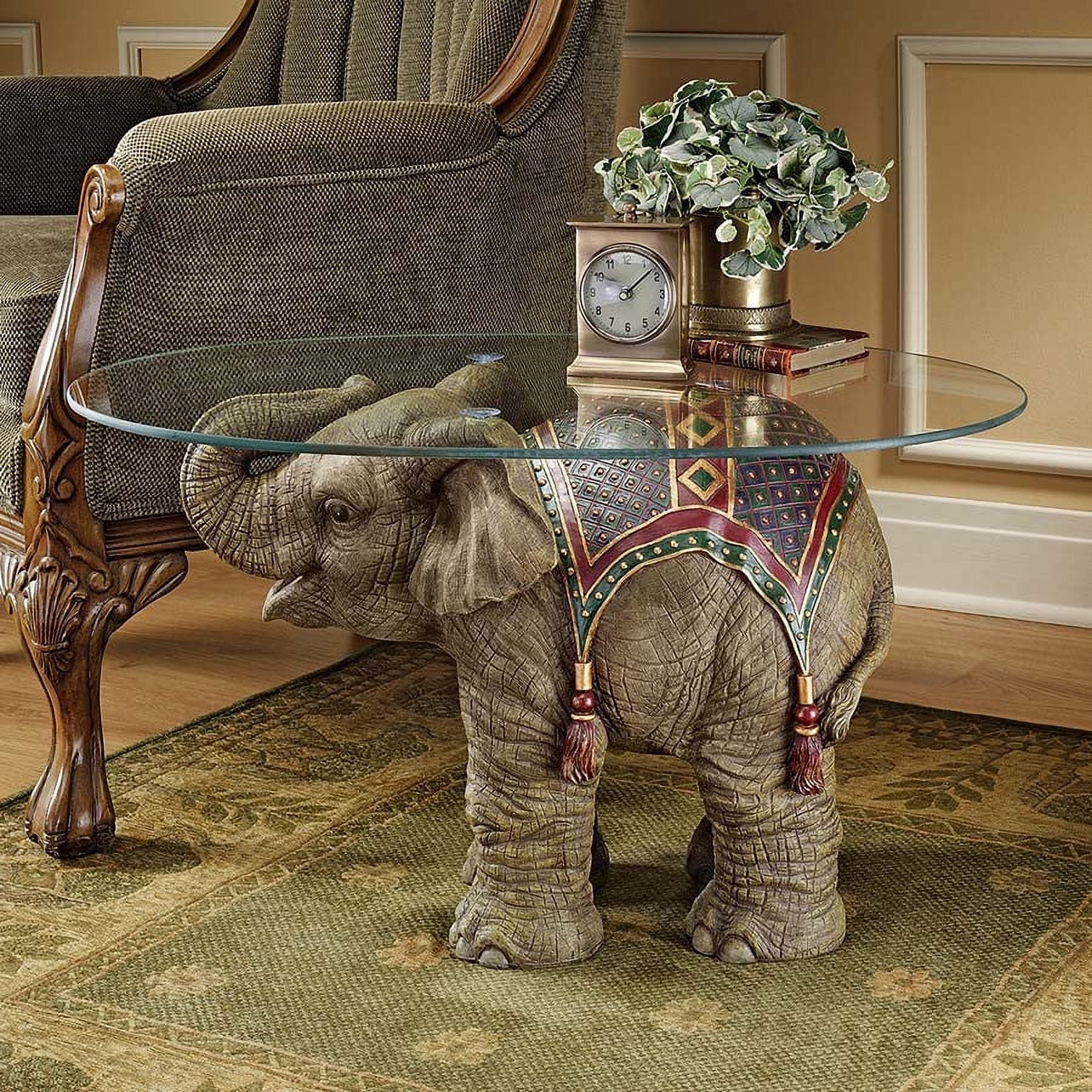 Indian Elephant Sculptural Table - Walmart.com