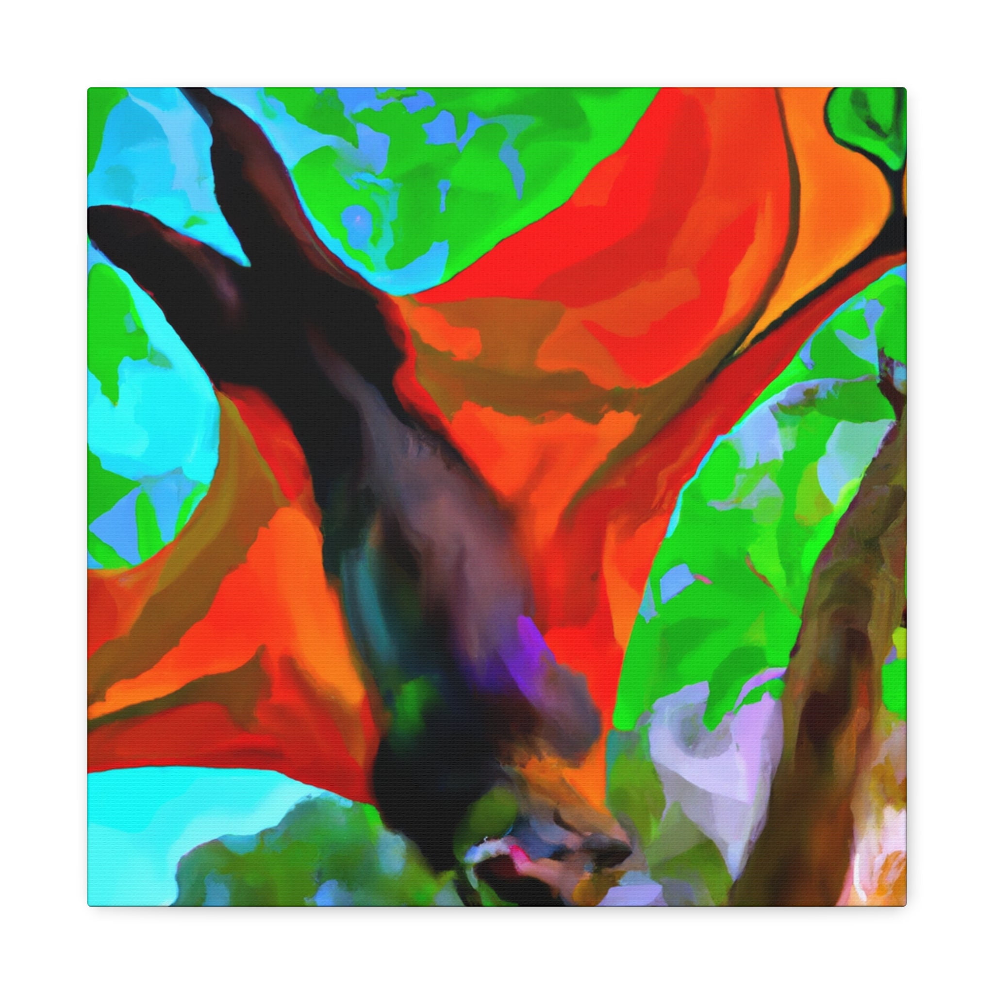 Indian Flying Fox Fauvism - Canvas - Walmart.com