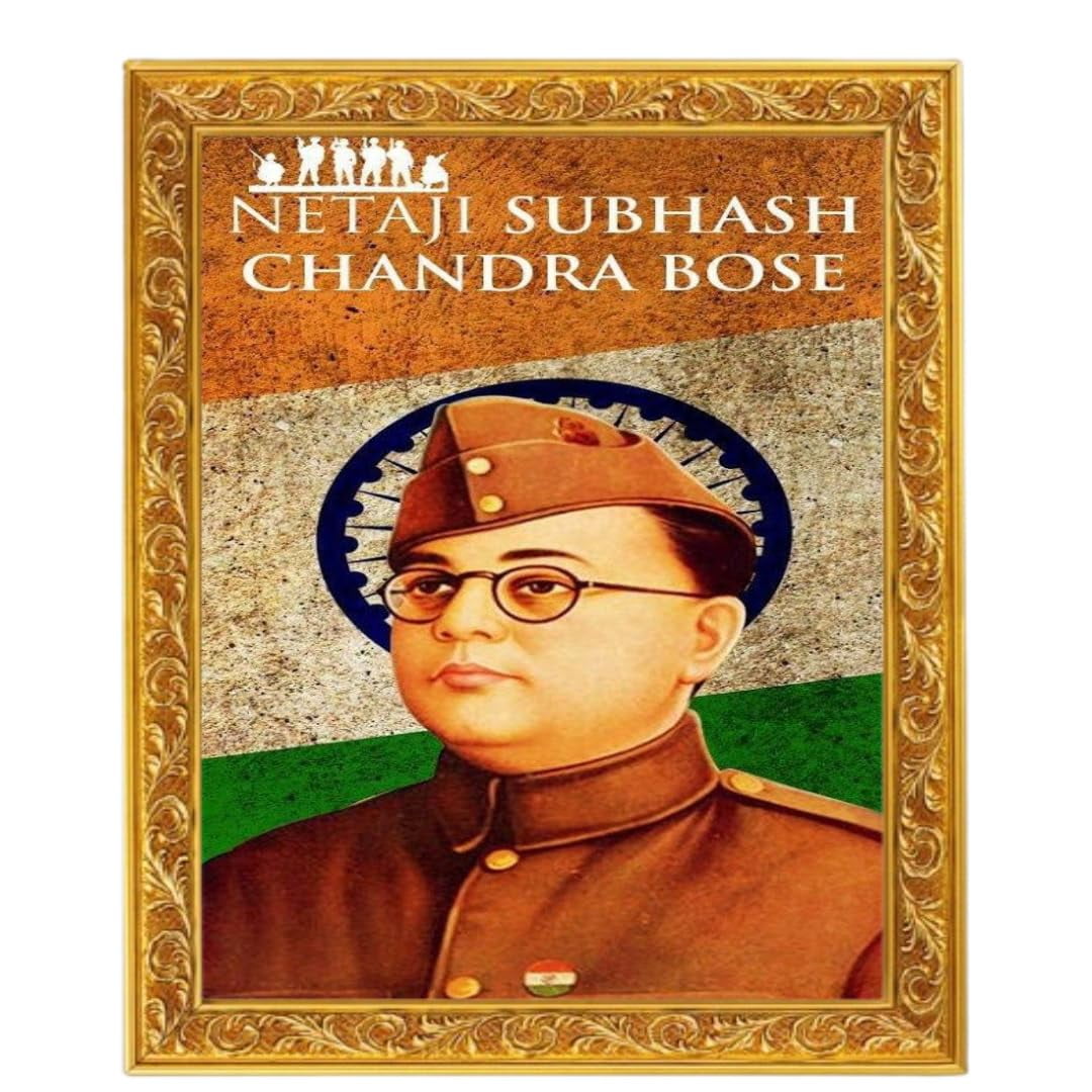Indian Freedom FighterSubhash Chandra Bose Photo Frame Netaji Azad Hind ...