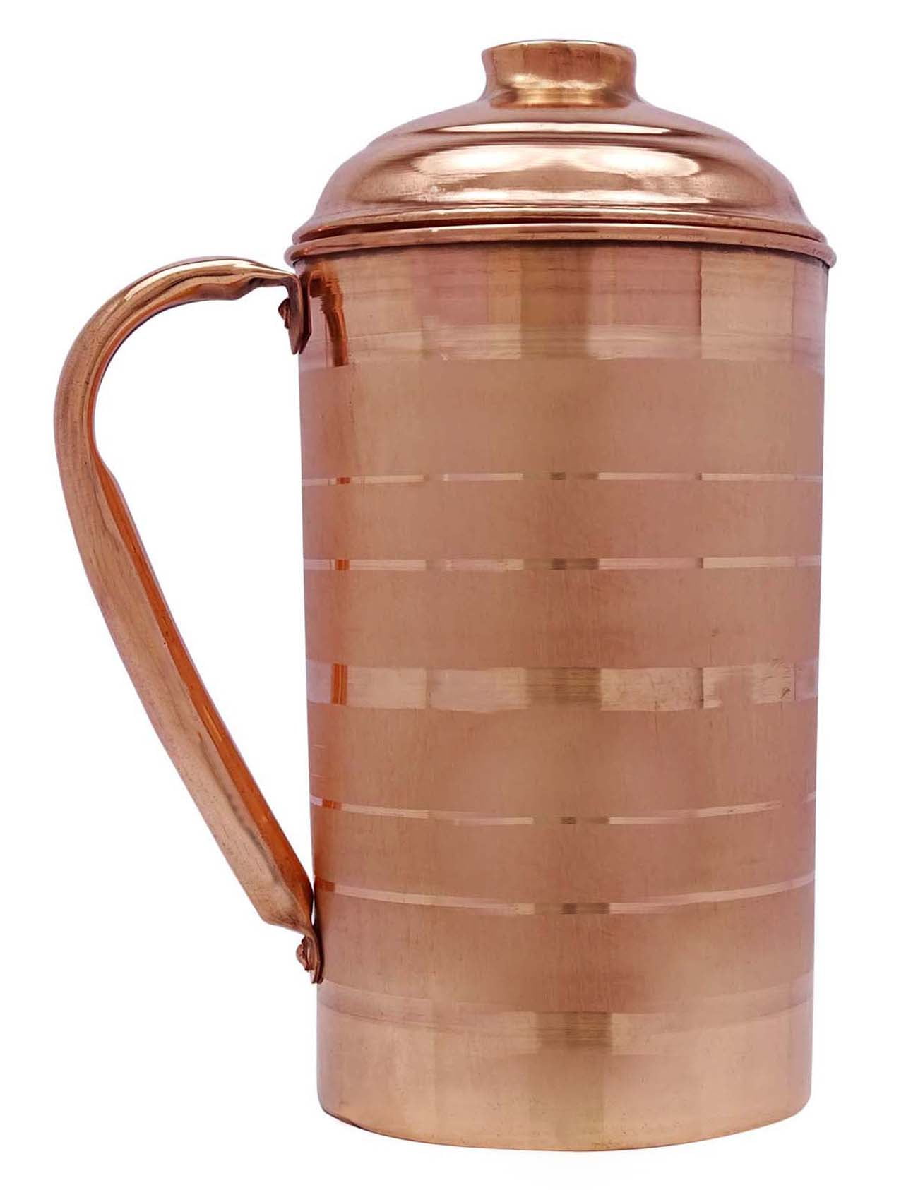 Indian Handmade Traditional Pure Copper Jug/Pitcher Storage Health ...