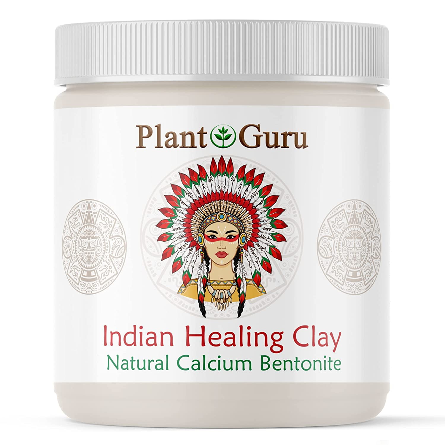 Indian Healing Clay 1 lb. Jar - 100% Natural Calcium Bentonite Clay ...