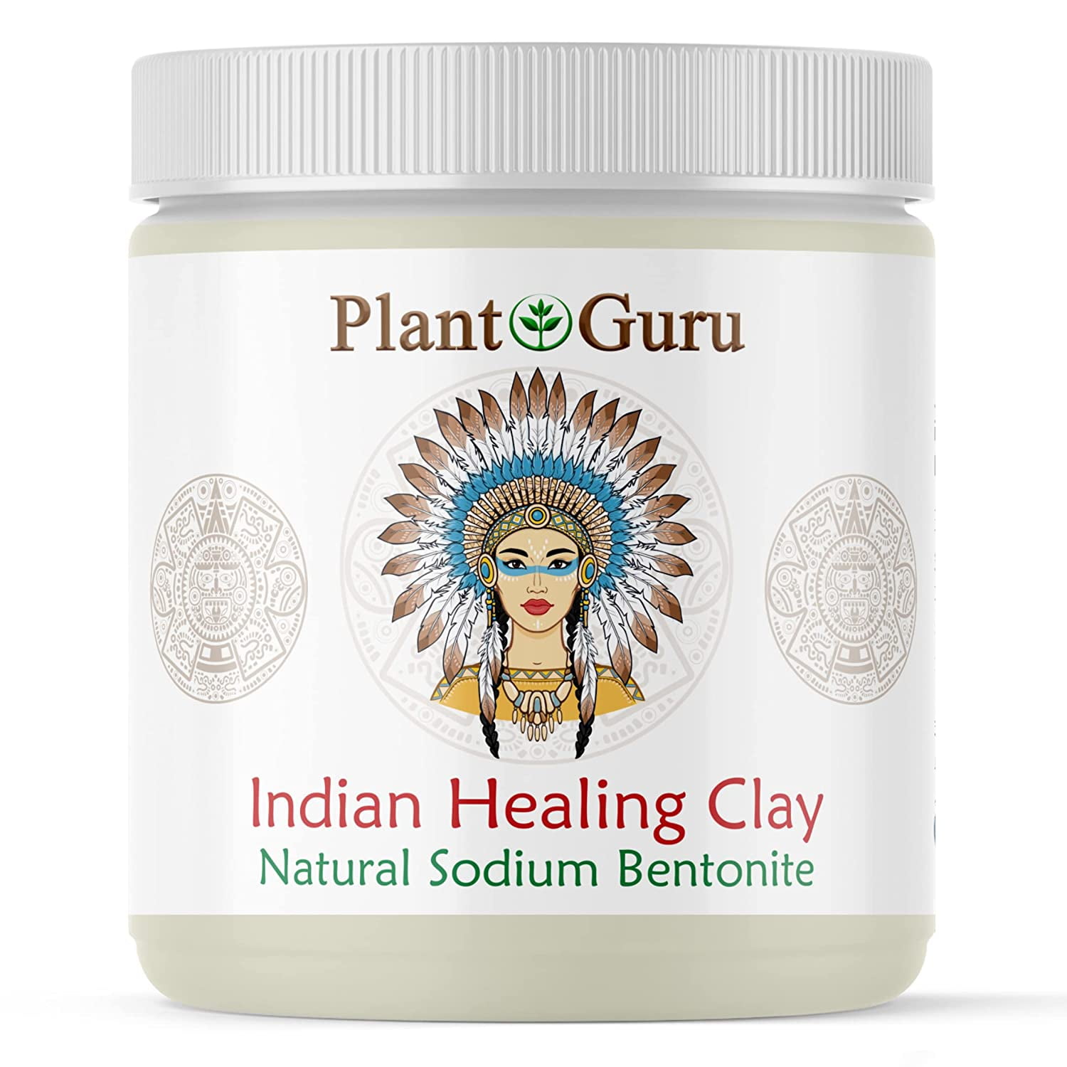 Indian Healing Clay 1 lb. Jar - 100% Natural Sodium Bentonite Clay ...