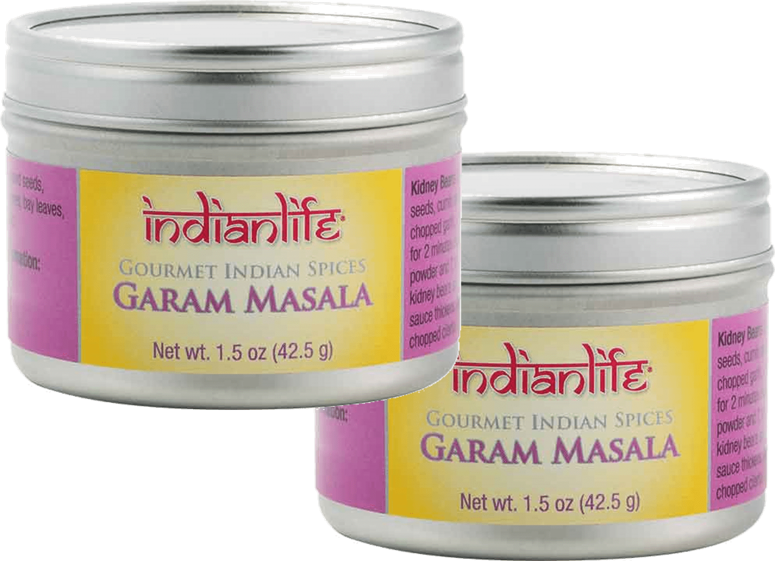 Indian Life Gourmet Indian Spices Garam Masala, 2-Pack 1.5 oz. (42.5g ...