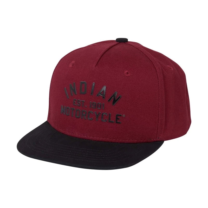 Indian Motorcycle Logo Flat Peak Cap, Port | 2833444 - Walmart.com