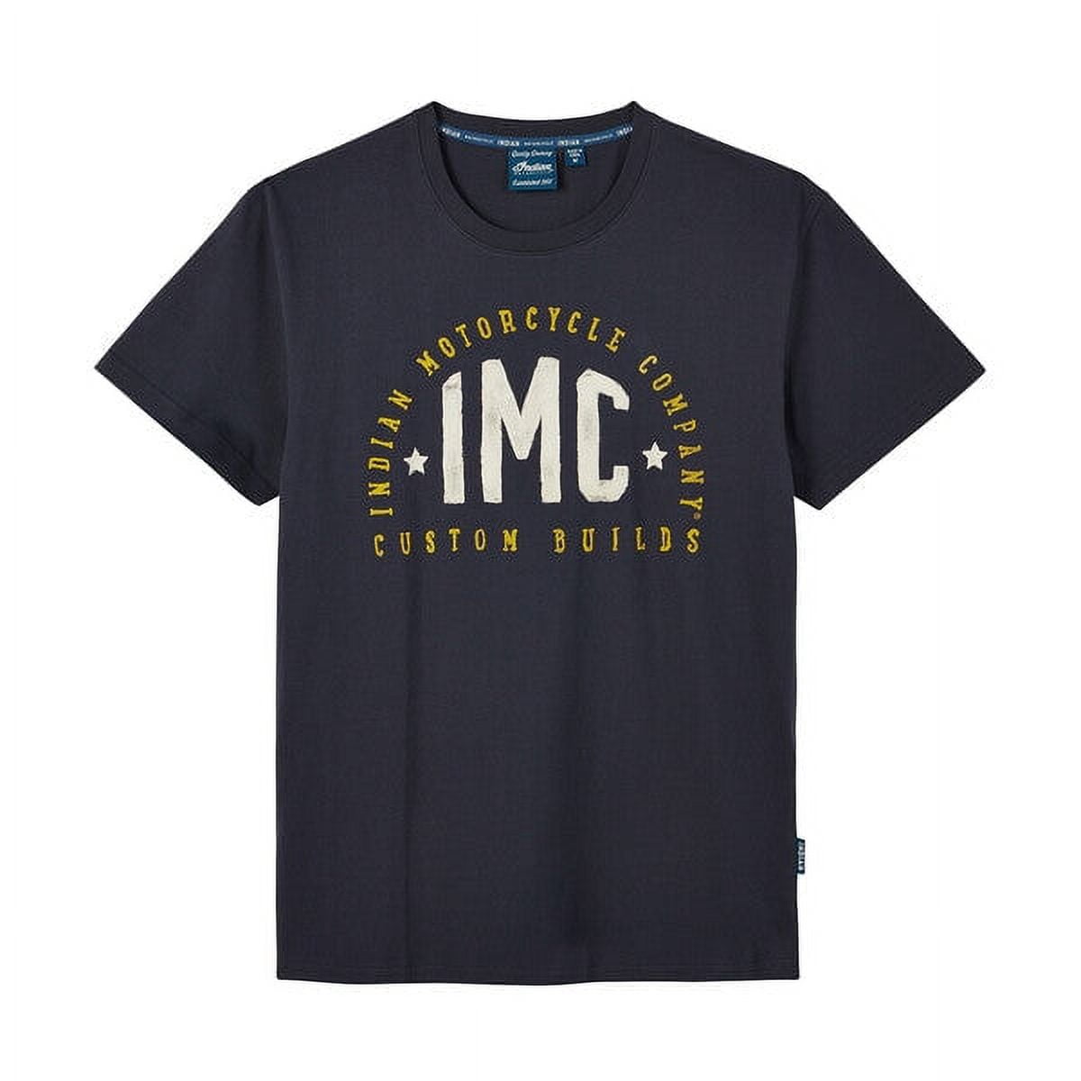 Indian Motorcycle Men's IMC Custom Build Tee, Navy | 2833281 - Walmart.com