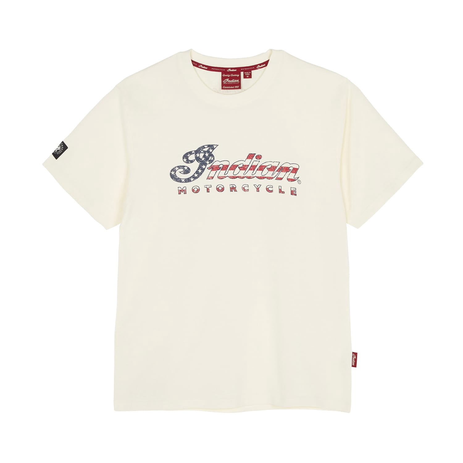 Indian Motorcycle Men's USA Script Logo T-Shirt, White - L - 286476506 ...