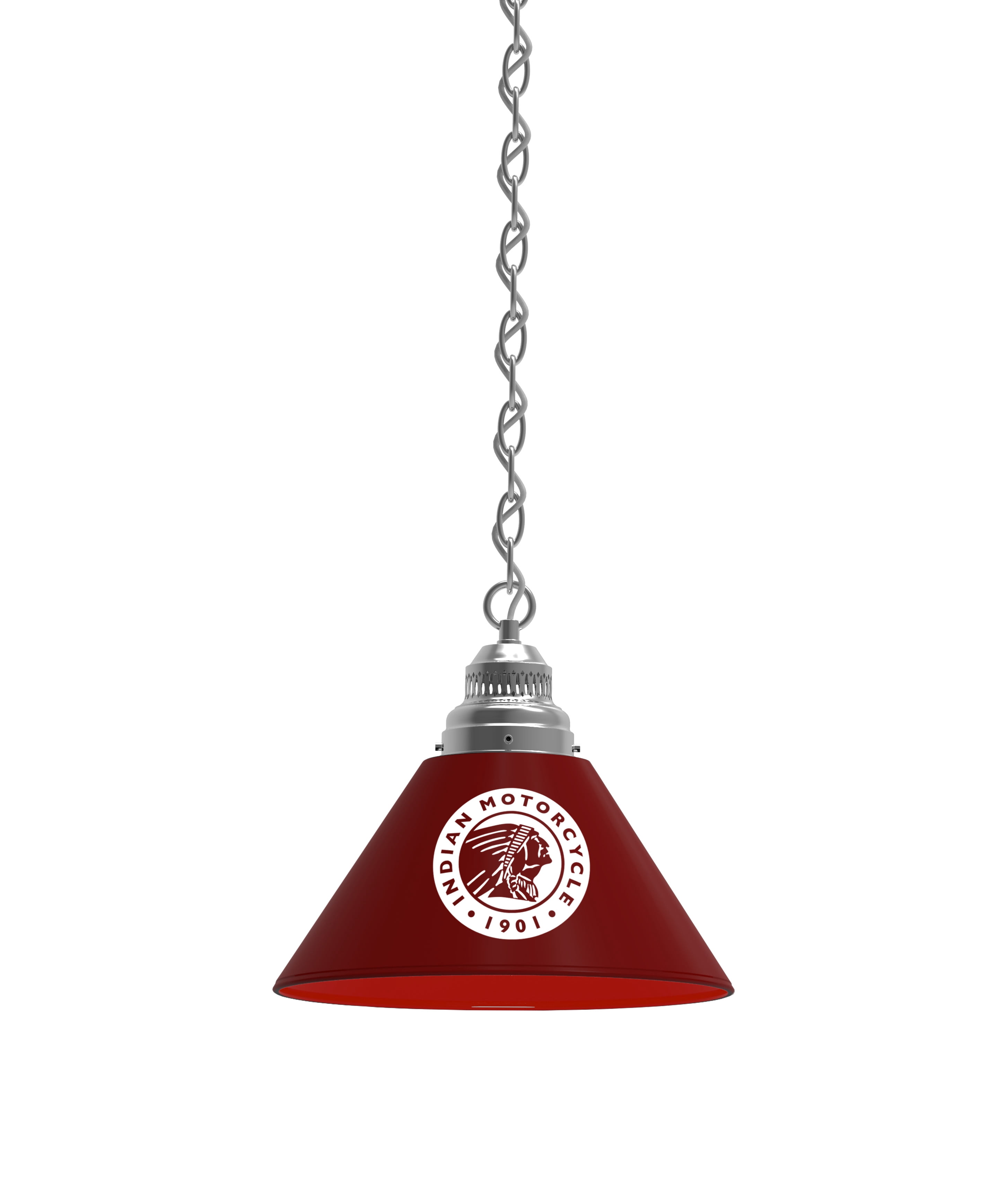 Indian Motorcycle Pendant Light with Chrome FIxture - Walmart.com