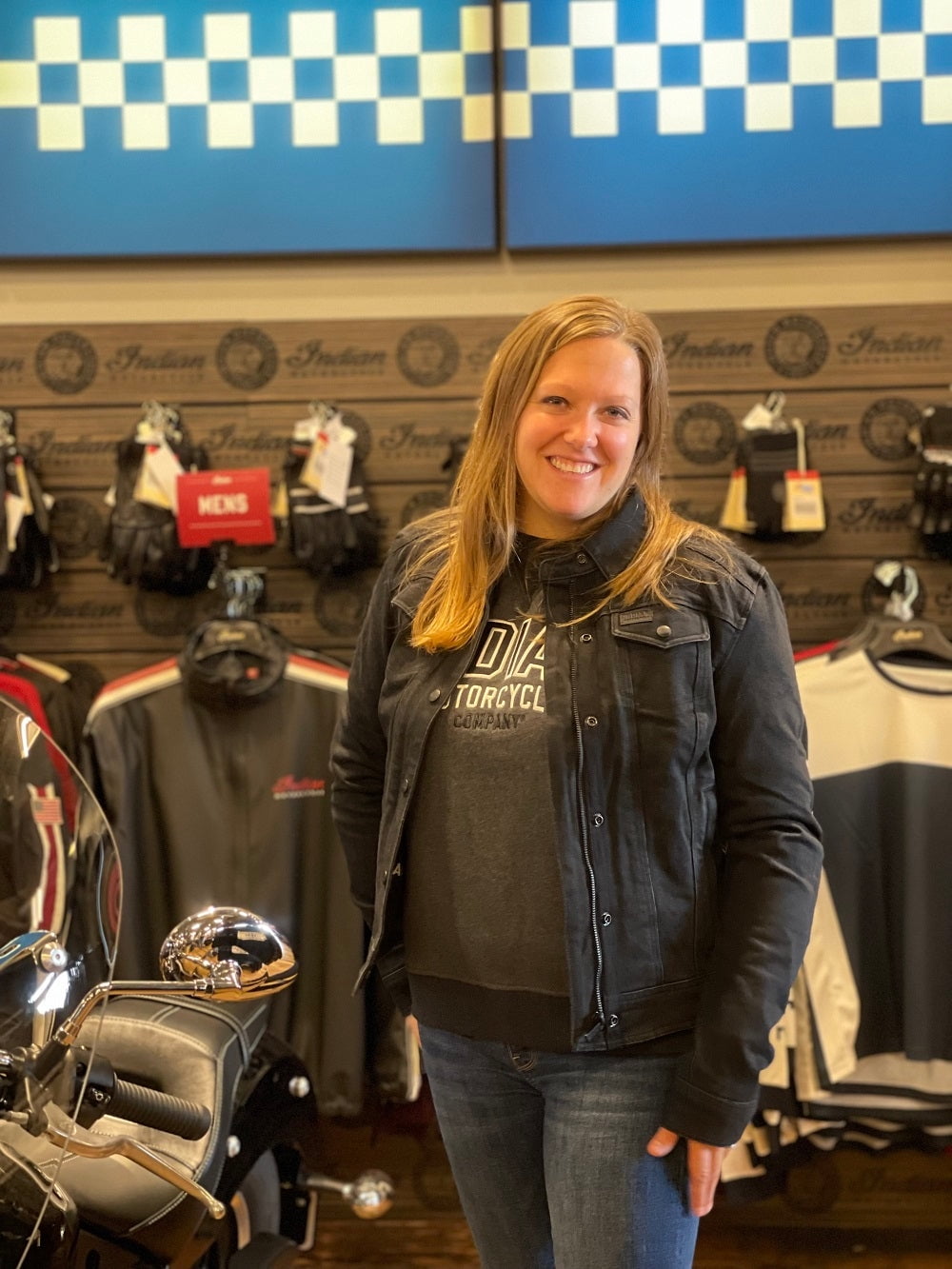 Indian Motorcycle Women's Alex Denim, Black | 2833364 - Walmart.com