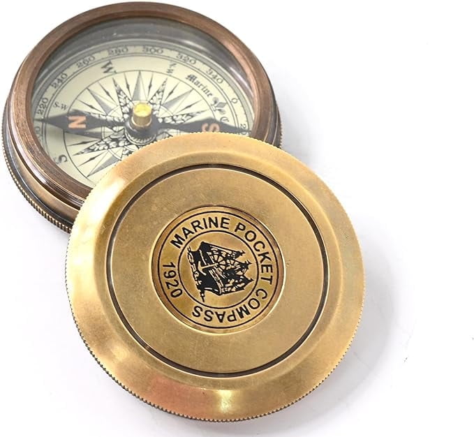 Indian Nautical Instruments 2 inches Vintage Compass Replica Brass ...