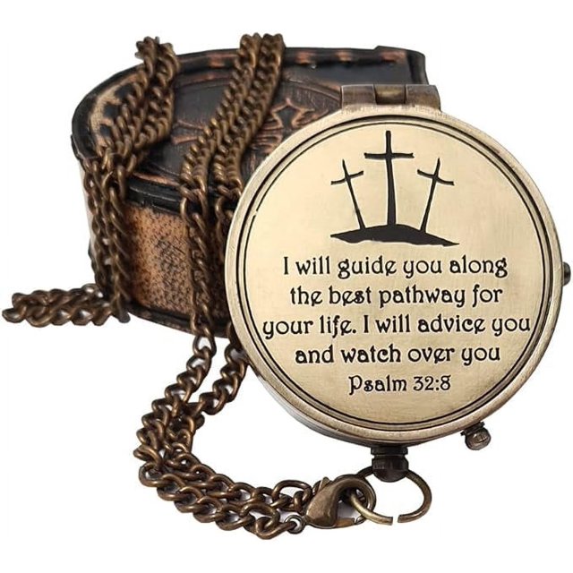 Indian Nautical Instruments Brass Compass Engraved Gift for Son ...