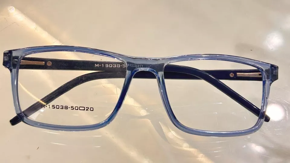 Indian Optical Blue Light Filter Full Lens Glasses with Cloth and Case ...
