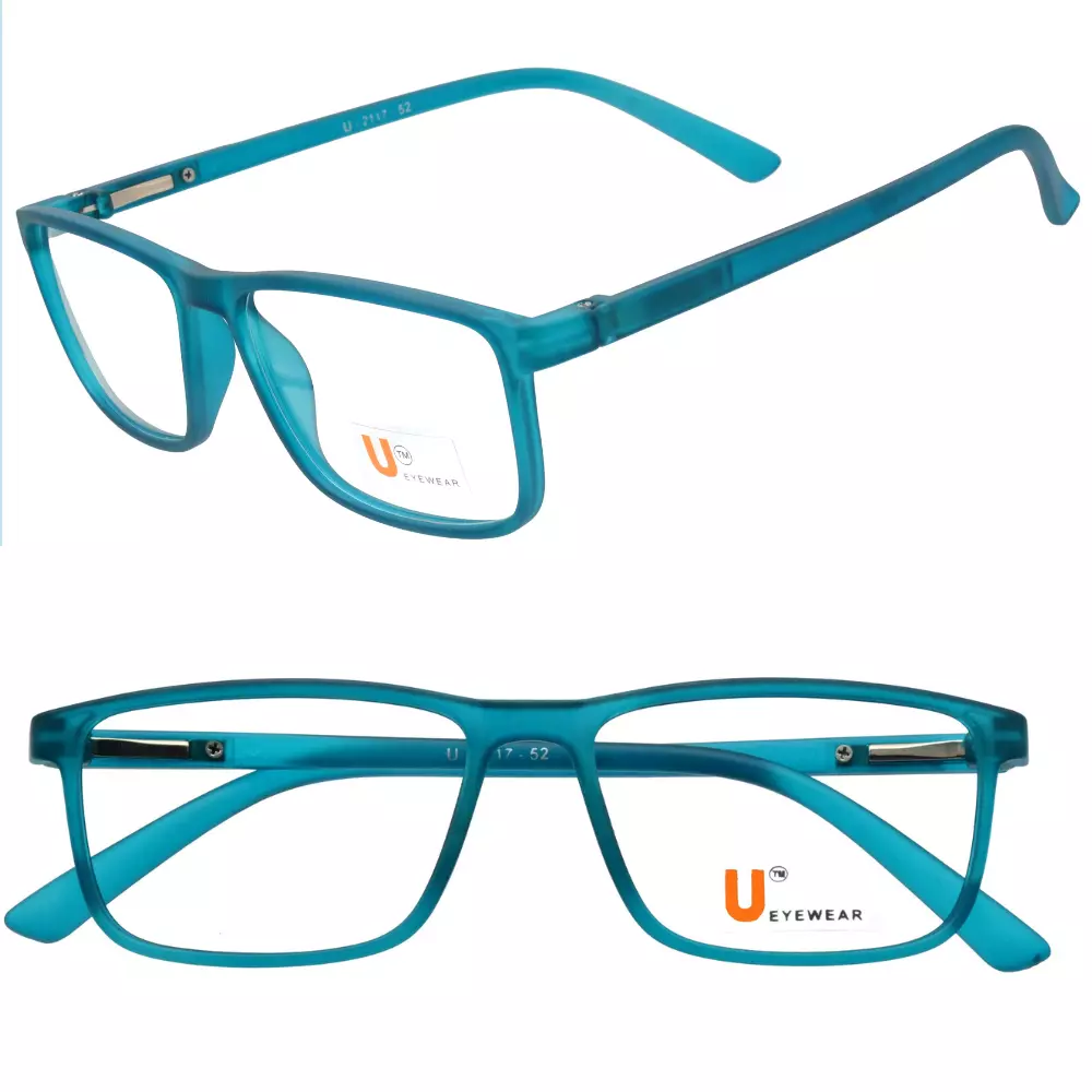 Indian Optical Light Blue Color Bifocal Photochromic Reading Blocking ...