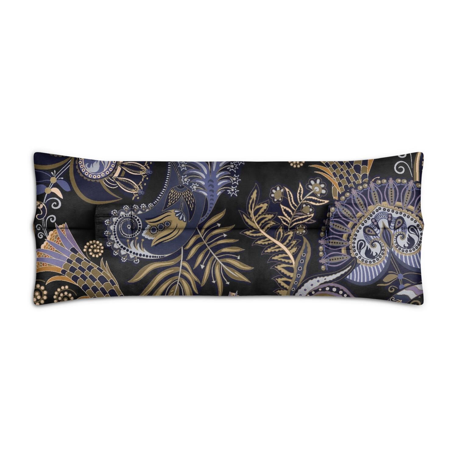 Indian Paisley Tribal Pillow & Seatbelt Cushion - Vibrant Patterns ...