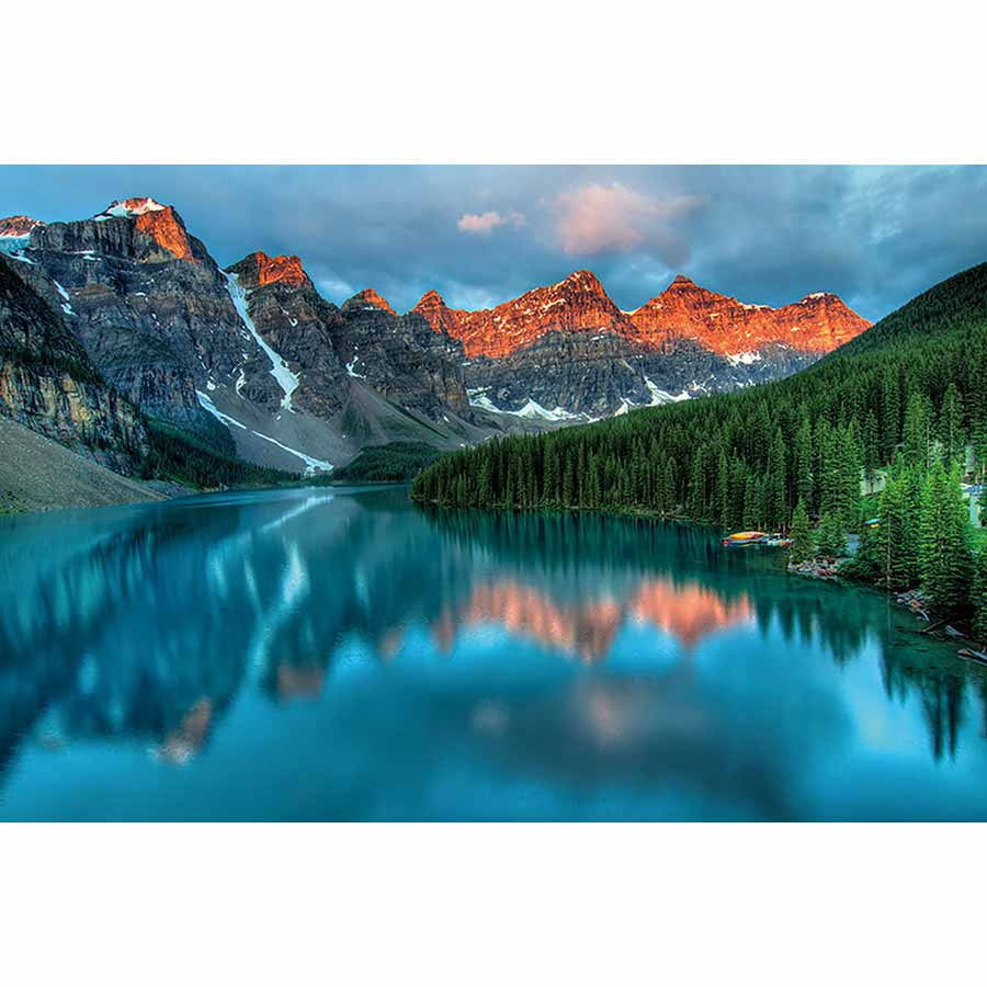 Spring Photography Backdrop Mountain River Lake Desert Aurora Photo ...