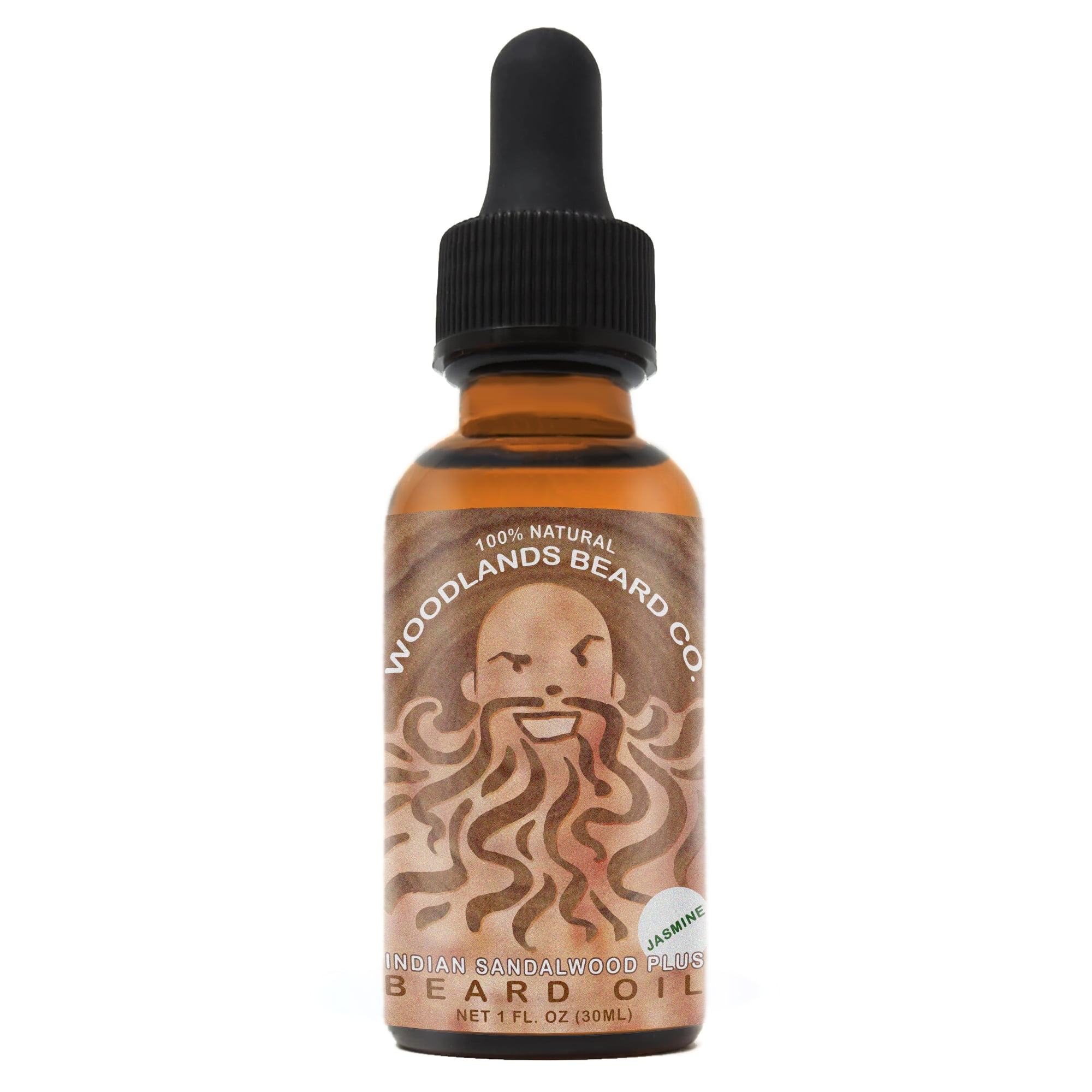 Indian Sandalwood Plus Jasmine Beard Oil with Jojoba and Argan (1 oz ...