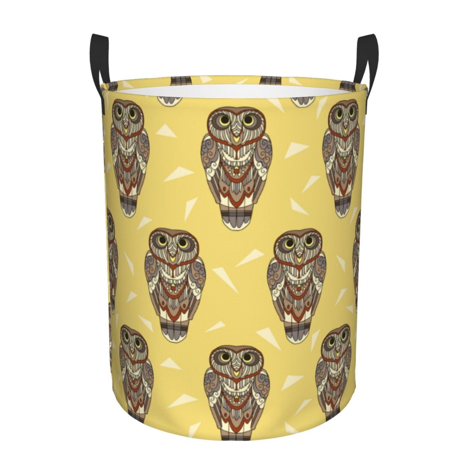 Indian Style Owl Laundry Basket, Laundry Hamper Waterproof Laundry Bag ...