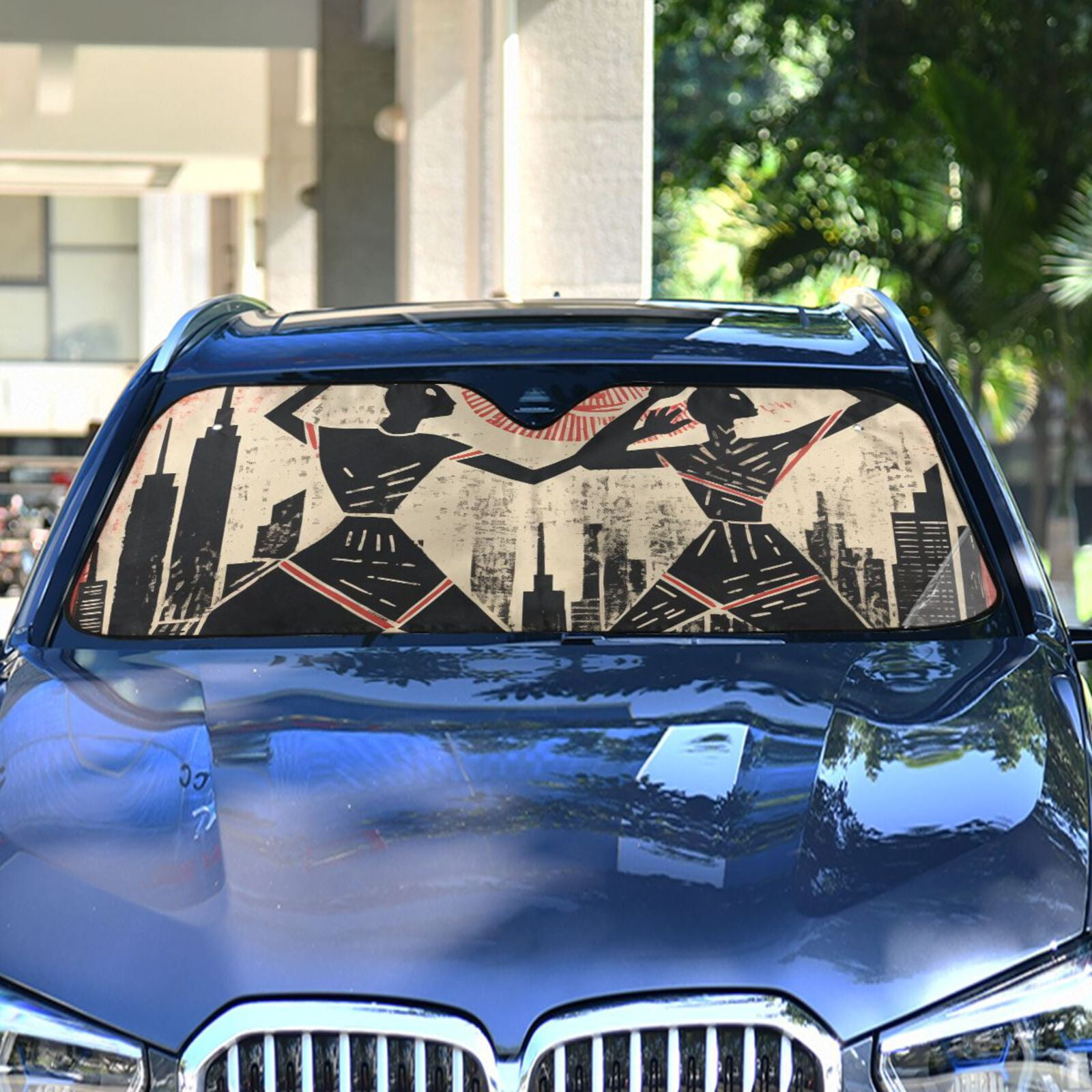 Indian Sun Houses Automotive Front Car Windshield Sun Shade Reflector ...