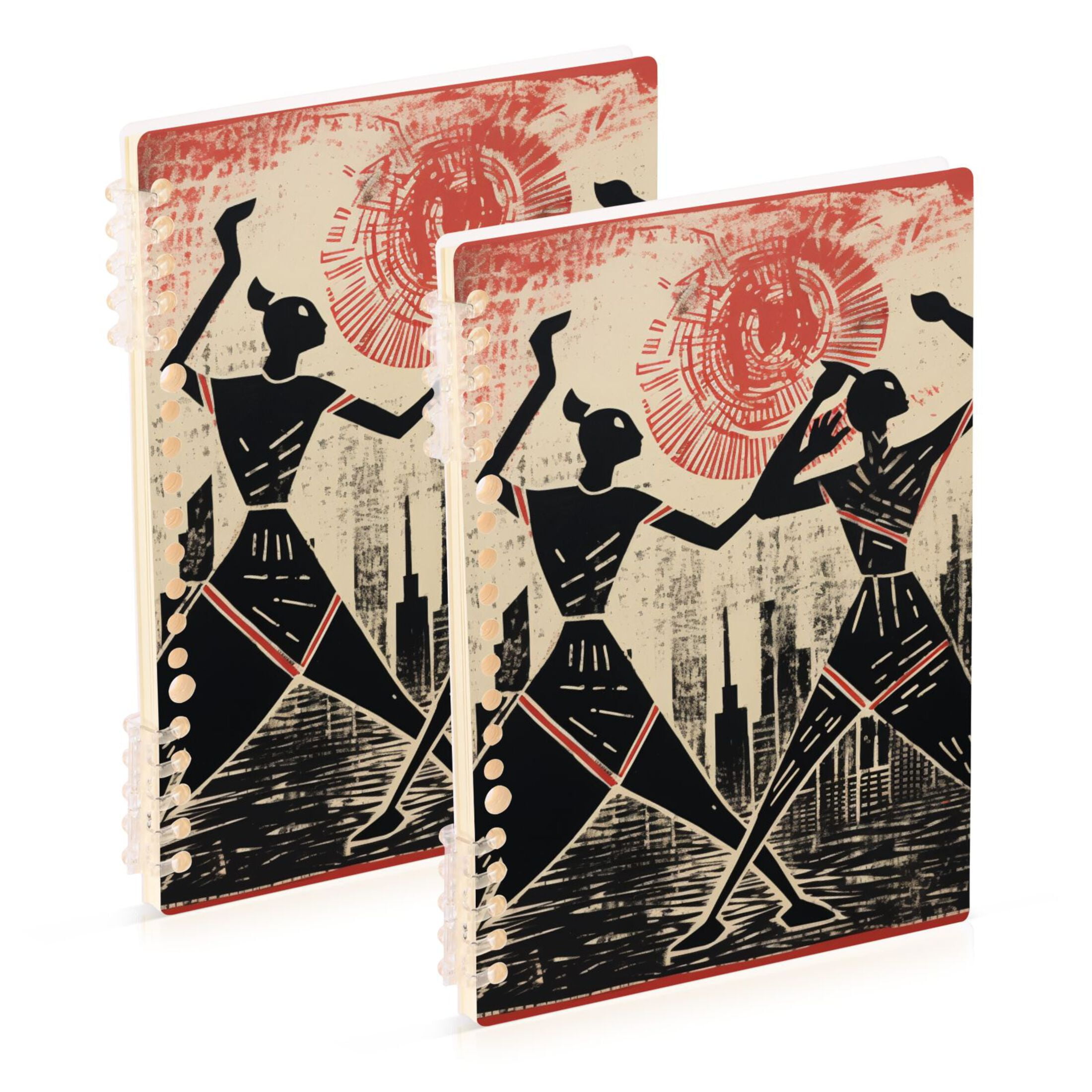 Indian Sun Houses Ring Binder Notebook Journey Note Diary College Ruled ...