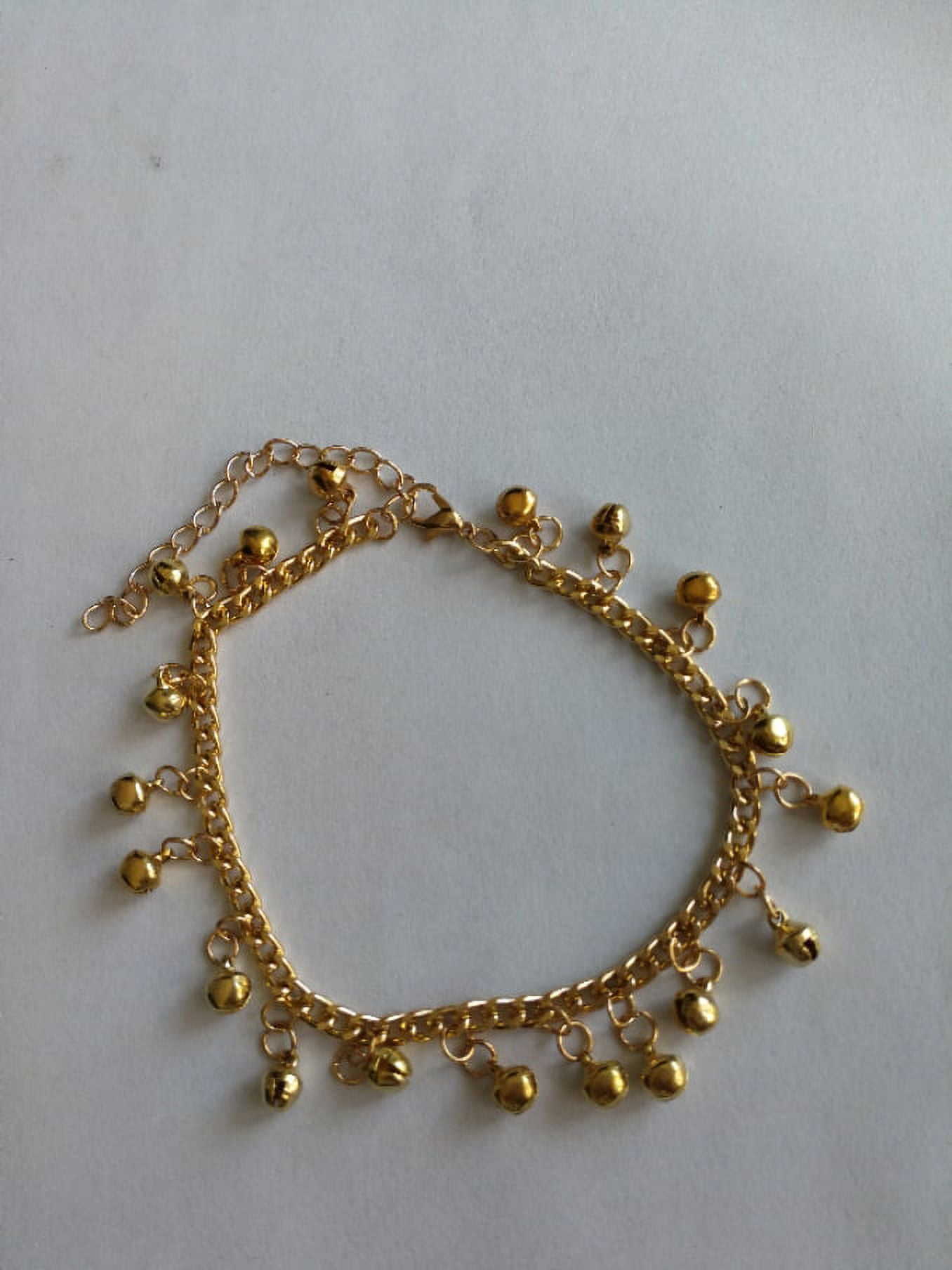Indian Traditional Belly Dance Ghungroo Brass Anklet with Jingling ...