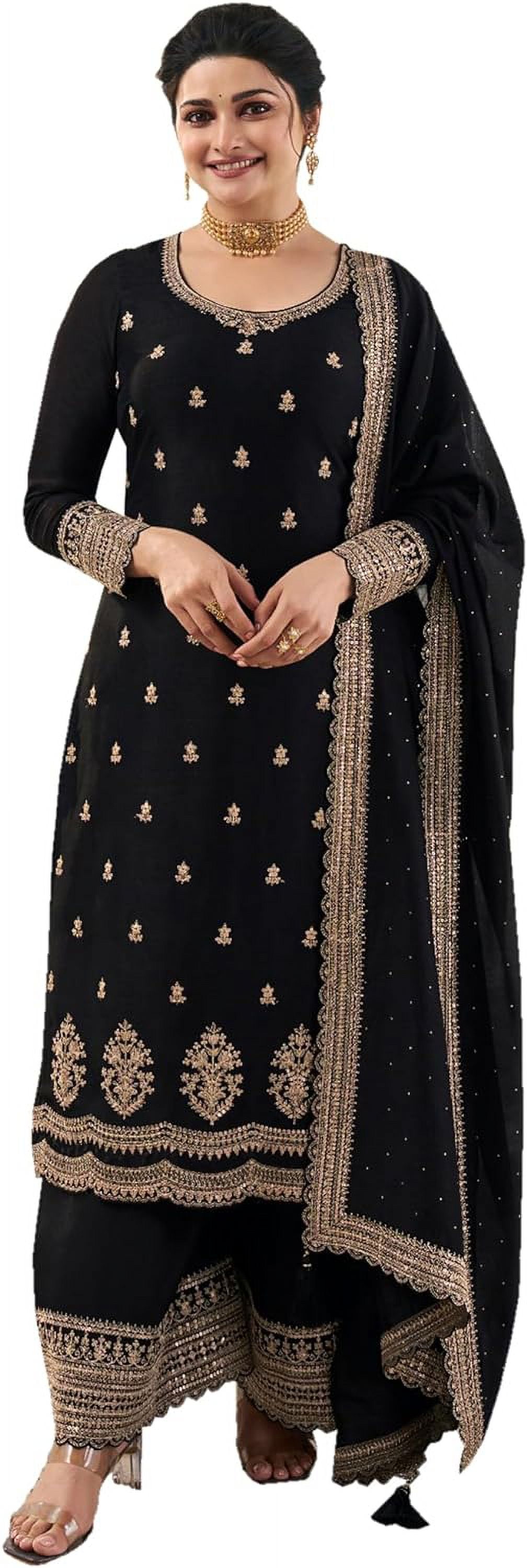 Indian Traditional Wear Shalwar Kameez Dresses Pakistani Plazzo Dupatta ...
