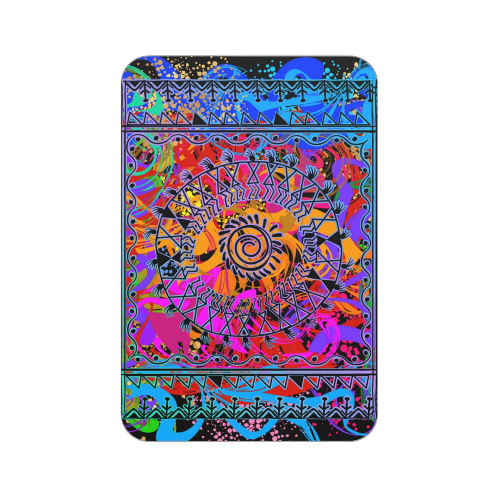 Indian Tribal Art Colorful Acrylic Fridge Magnets Decorative ...