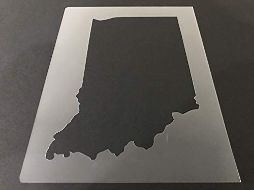 Indiana #1 Stencil Reusable 10 mil Thick 8in x 10.5in sheet - Walmart.com