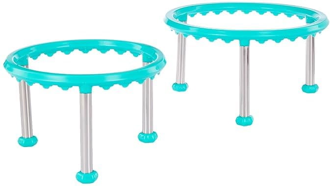 Indiana Arc Pack of 2 Matka Ring Heavy Stainless Steel Legs Matka Ring ...