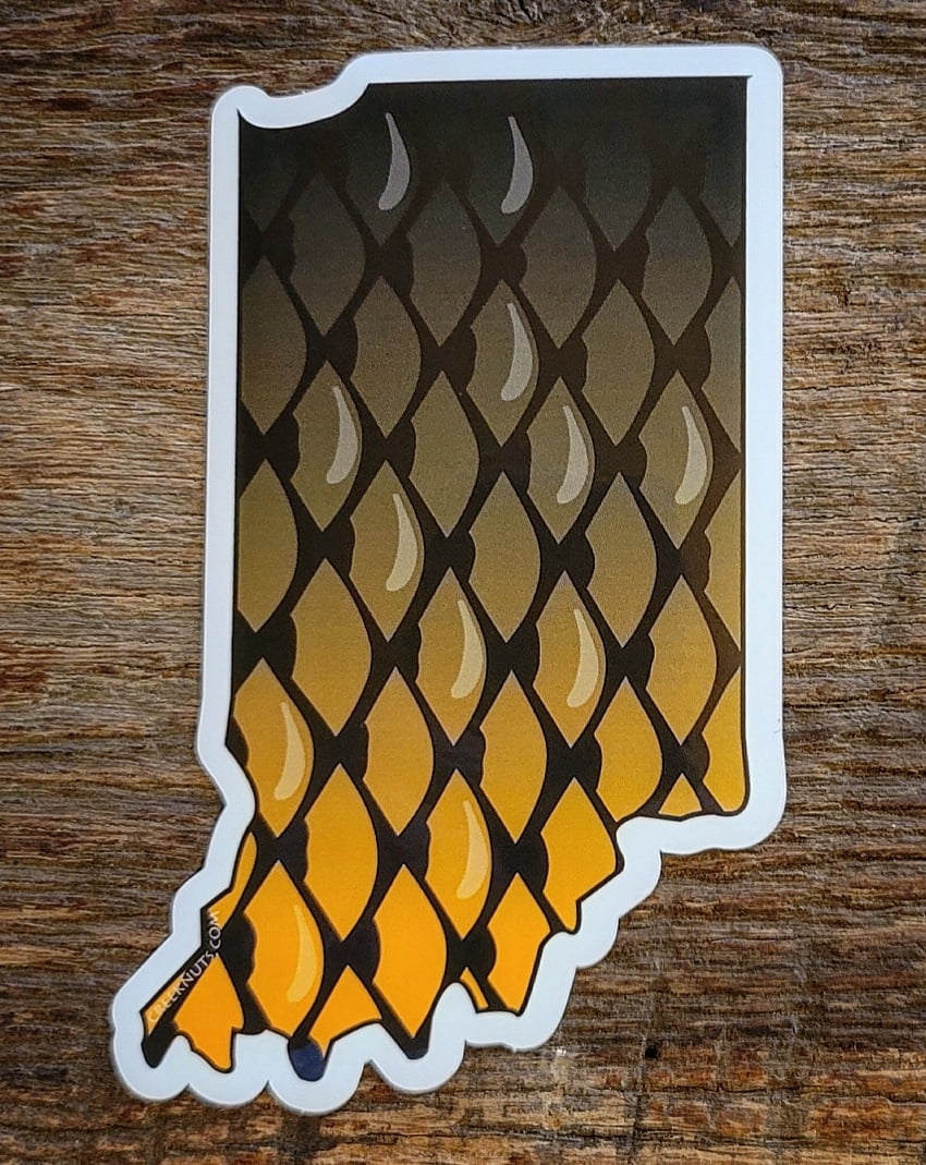 Indiana Carp Skin Sticker Decal - Walmart.com