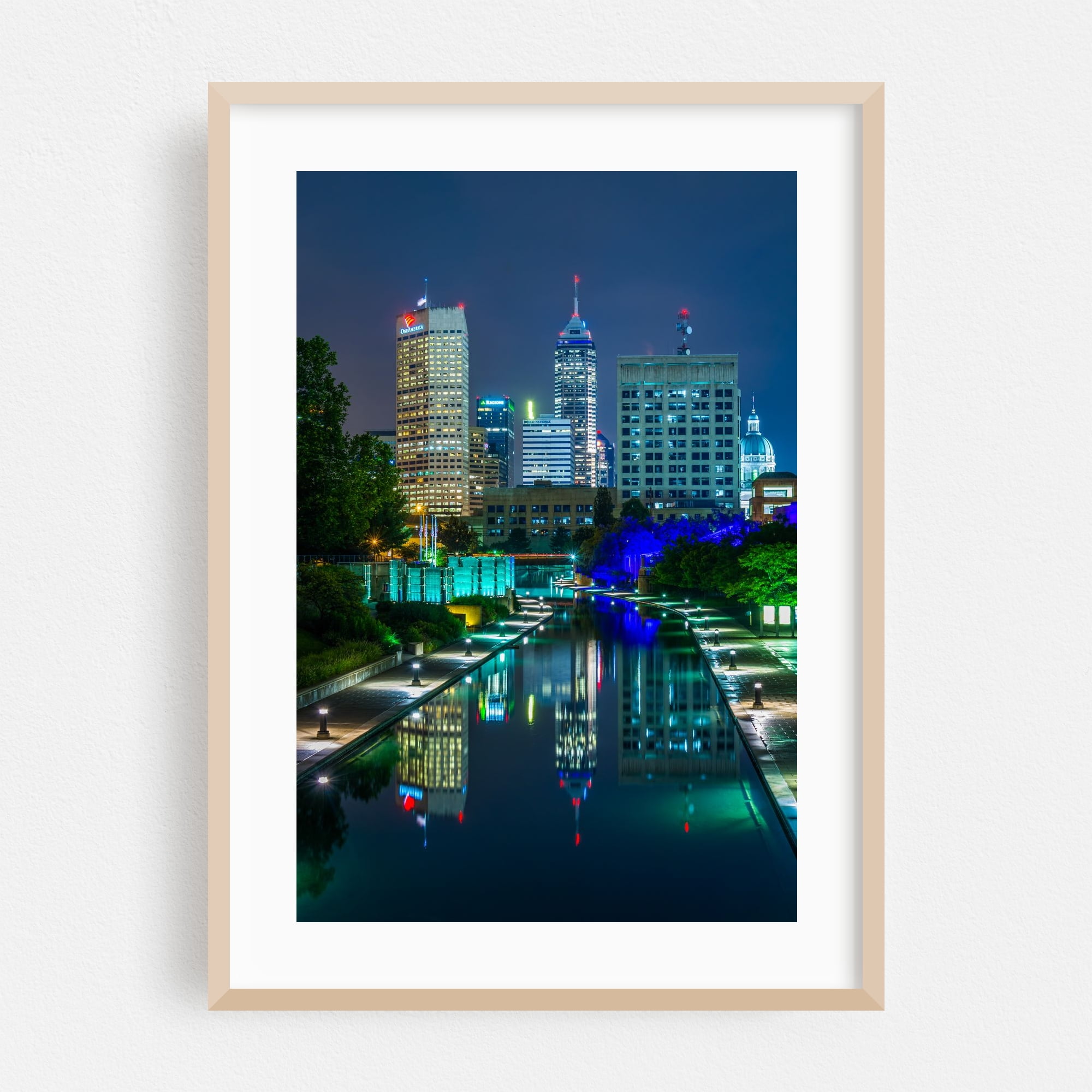 The Indiana Central Canal - Indianapolis Indiana Photography Cityscape ...