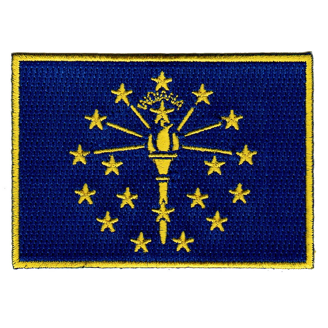 Indiana Embroidered Iron-On Flag Patch - Walmart.com