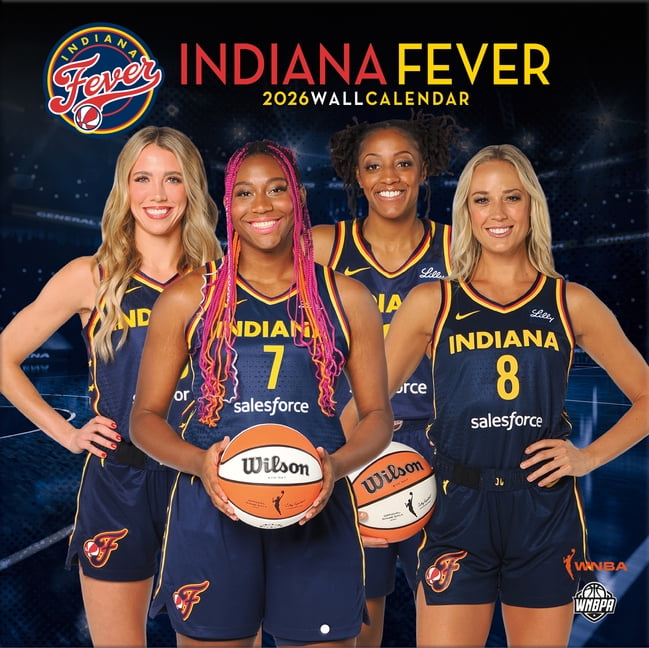 Indiana Fever 2026 12x12 Team Wall Calendar - Non Fsc, (Paperback ...
