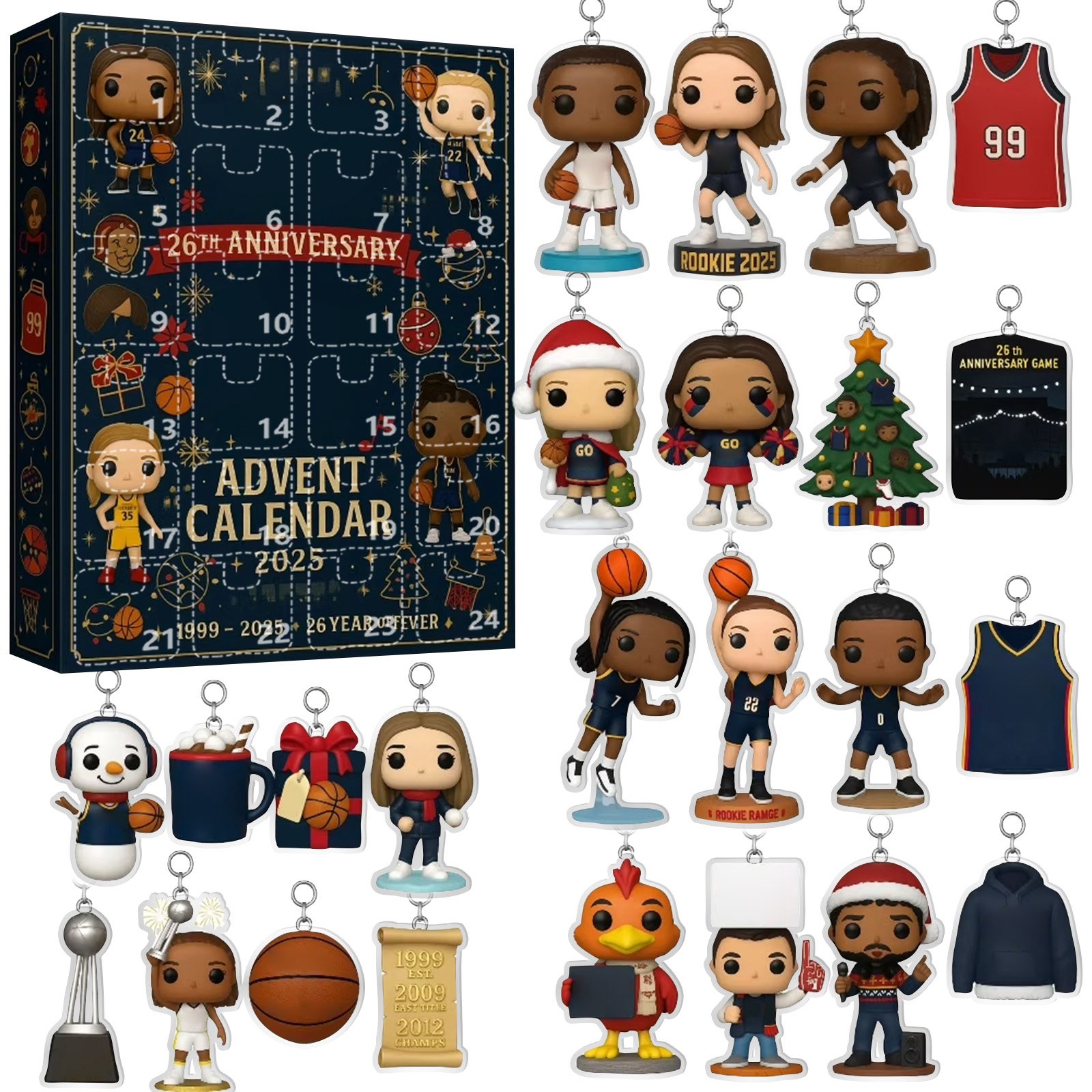 Indiana Fever Advent Calendar 2025,Indiana Fever Advent Calendar 2025 ...