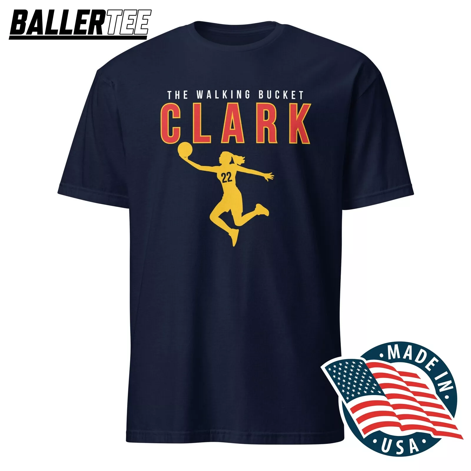 Indiana Fever Shirt Womens Basketball Caitlin Clark NAVY T-Shirt ...