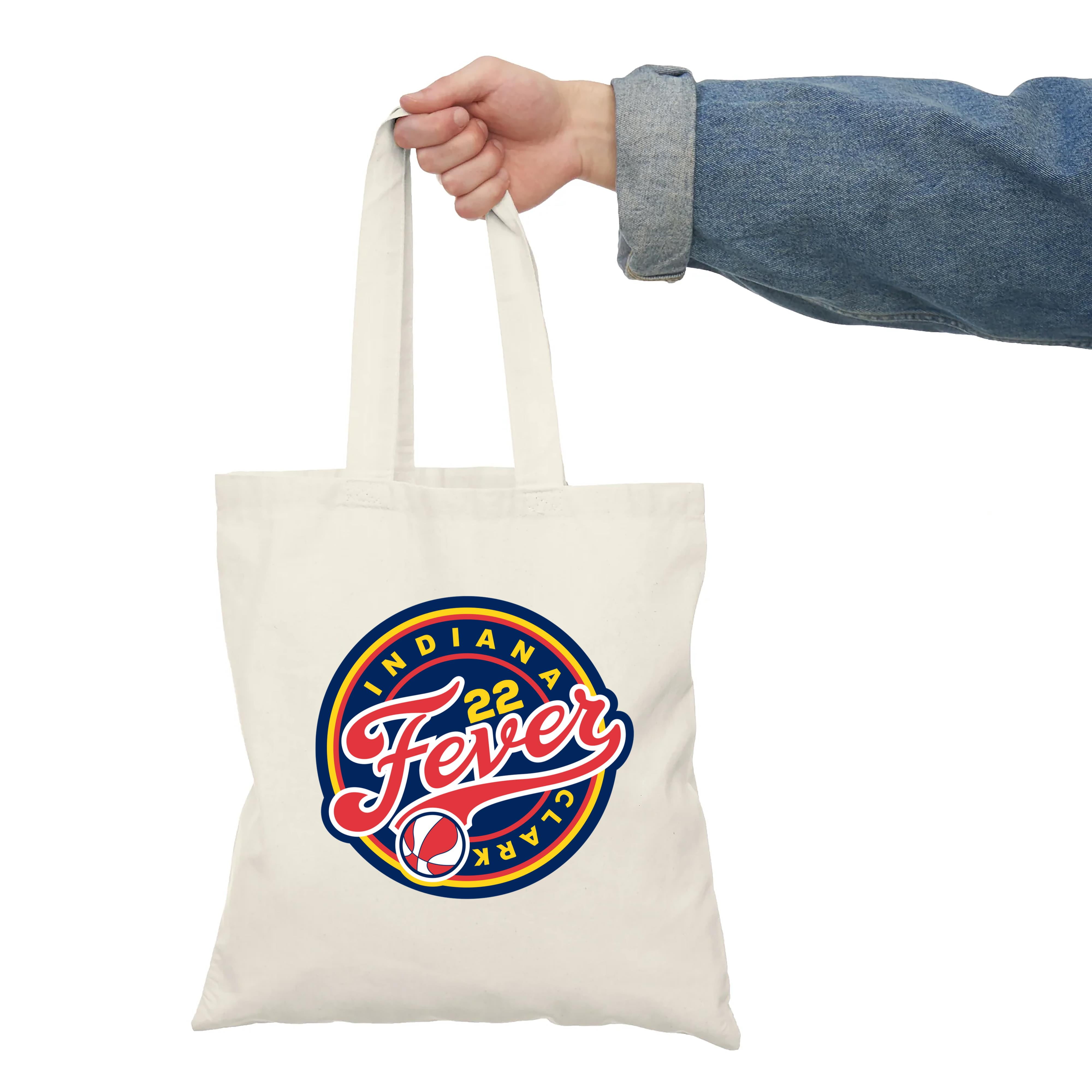 Indiana Fever WNBA Team Spirit Pride Basketball Graphic Fan ToTe Bag ...