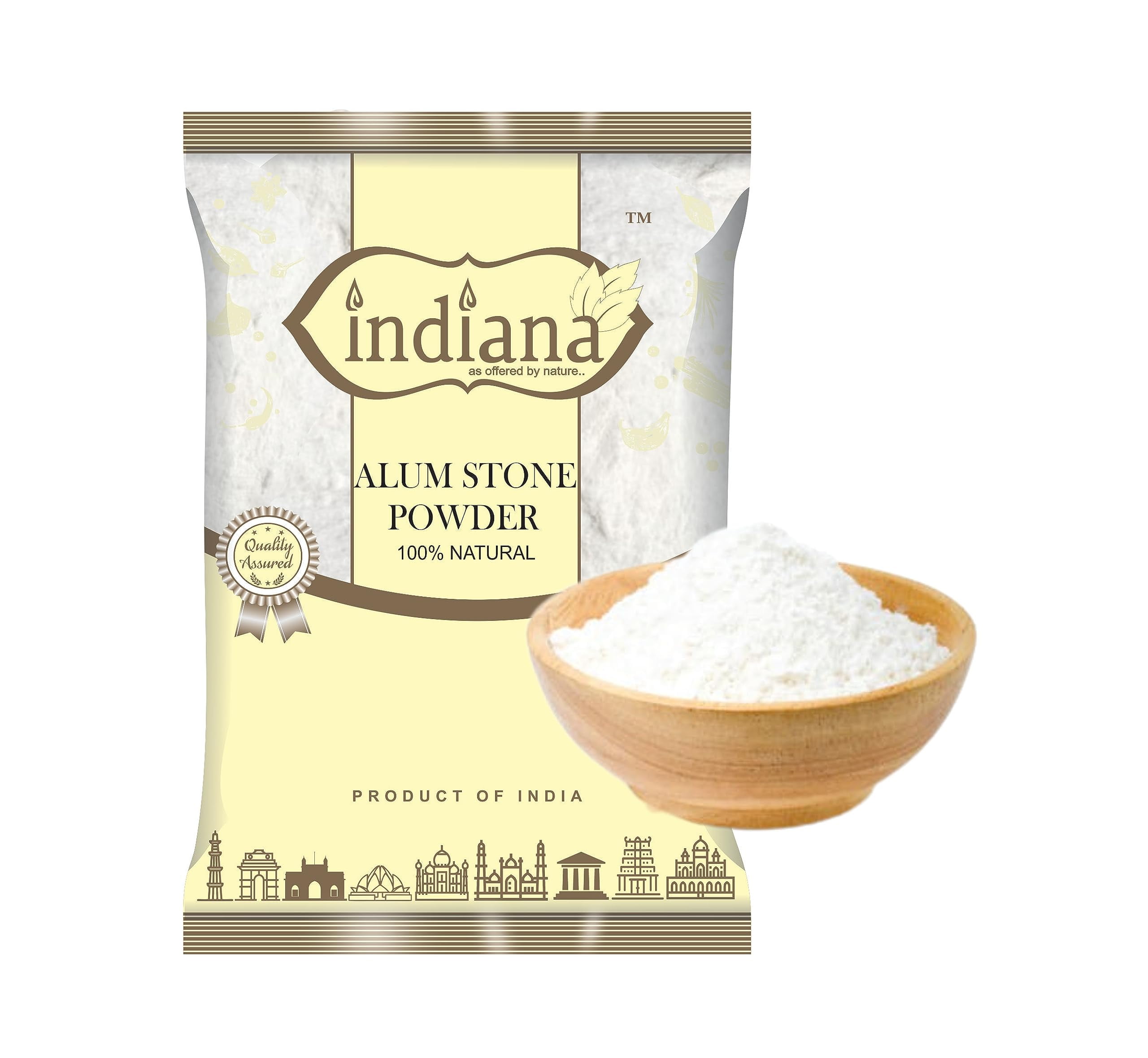 Indiana Fitkari Alum powder 800gm (phitkari) | Pure Alum powder for ...