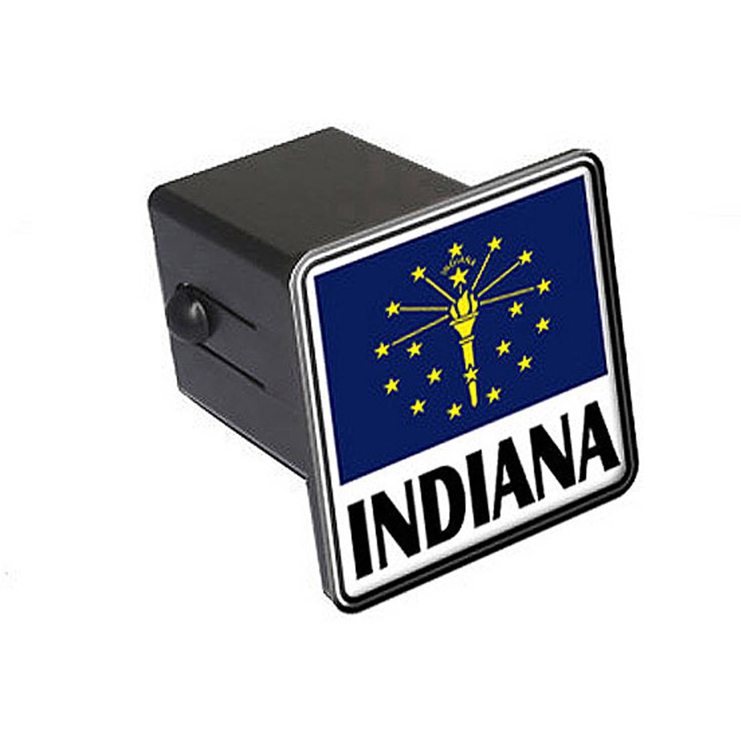 Indiana, Flag 2" Tow Trailer Hitch Cover Plug Insert - Walmart.com