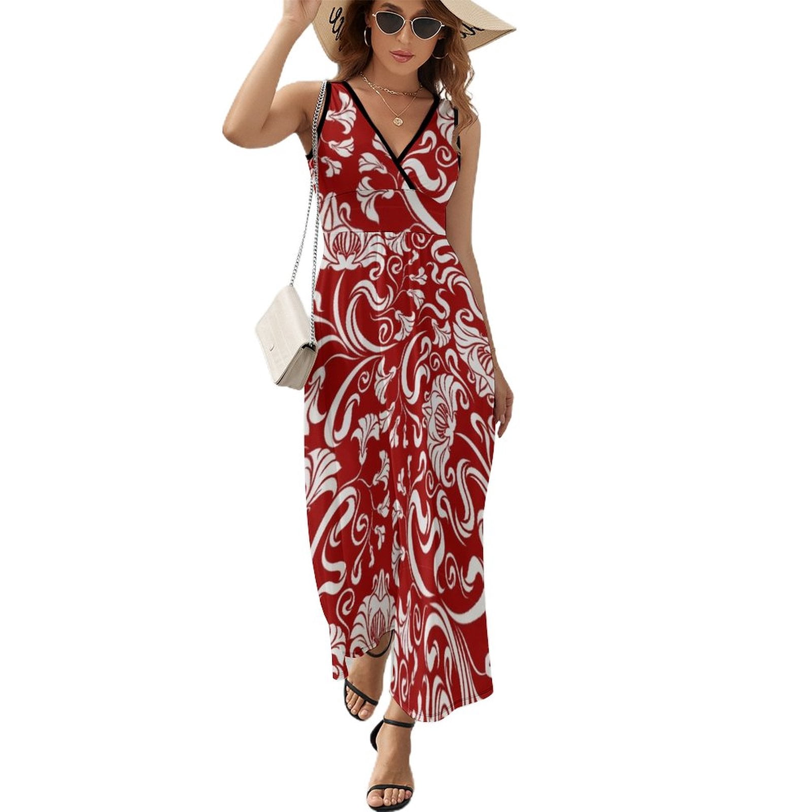 Indiana - Floral Sleeveless Dress women's clothing trend 2024 Elegant ...