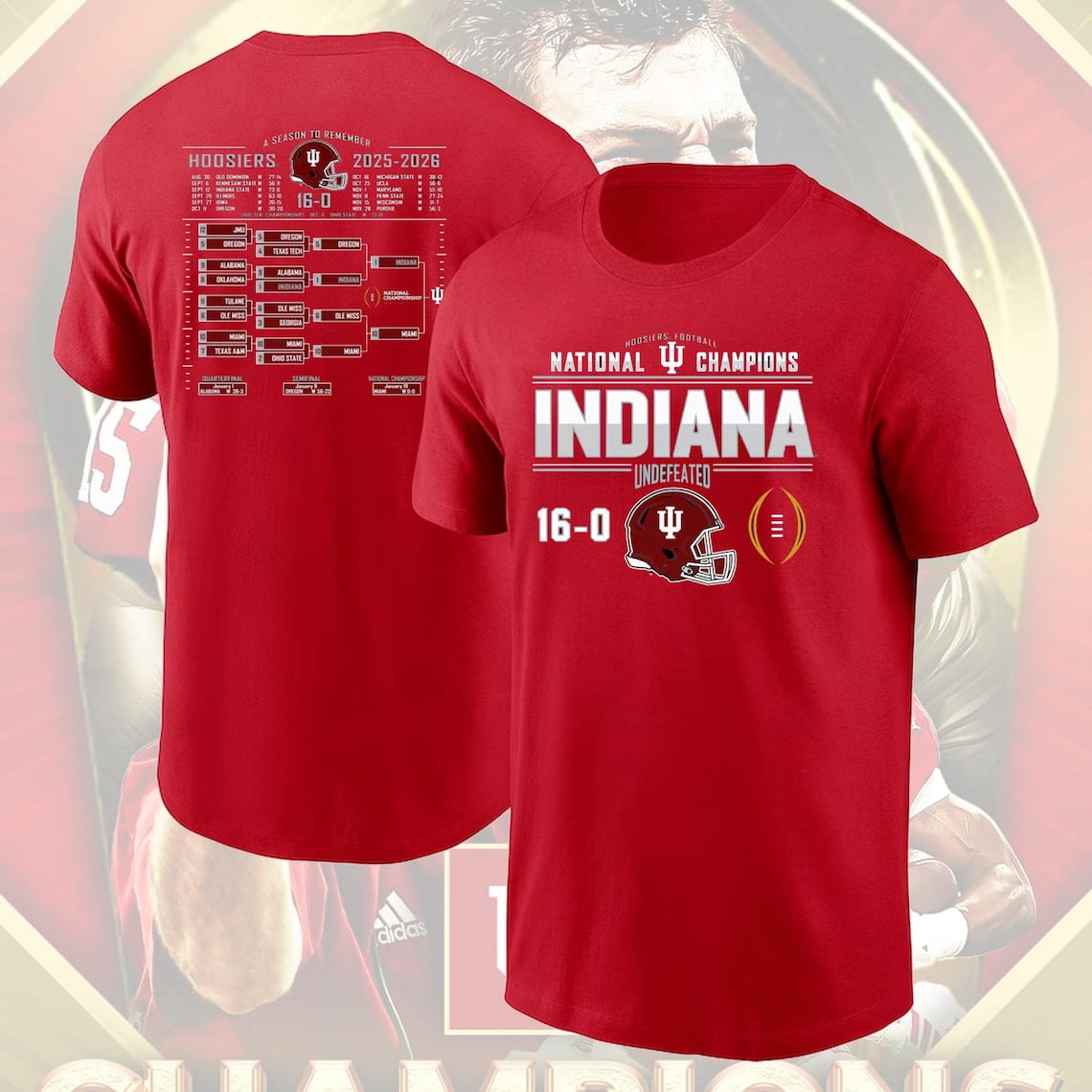 Indiana Football 2026 Football National Championship T-Shirt, Go Big ...
