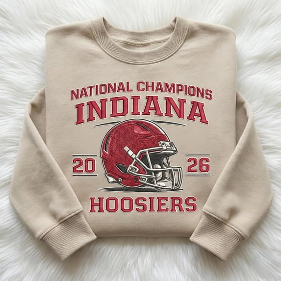 Indiana Football 2026 National Champs, Trendy New Game Day, Unisex ...