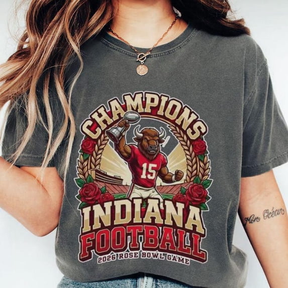 Indiana Football Rose Bowl 2026, Winner Design Comfort Colors Shirt ...
